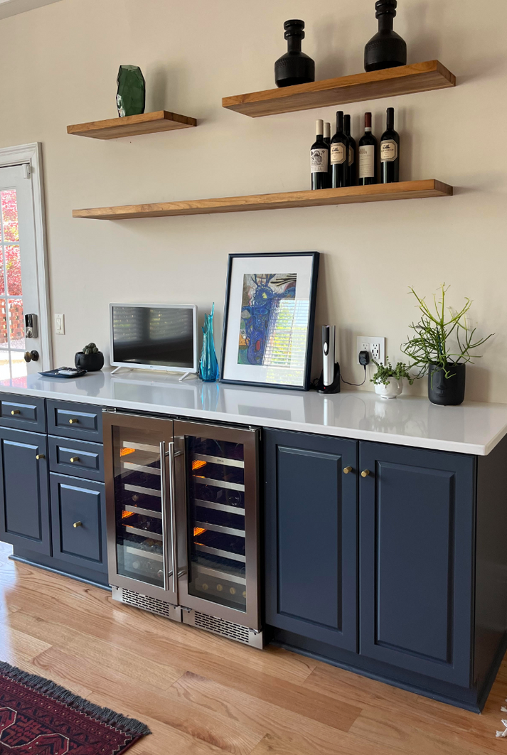 Butcher Block Floating Shelves-Made to Order – Retro Modern Furnishings